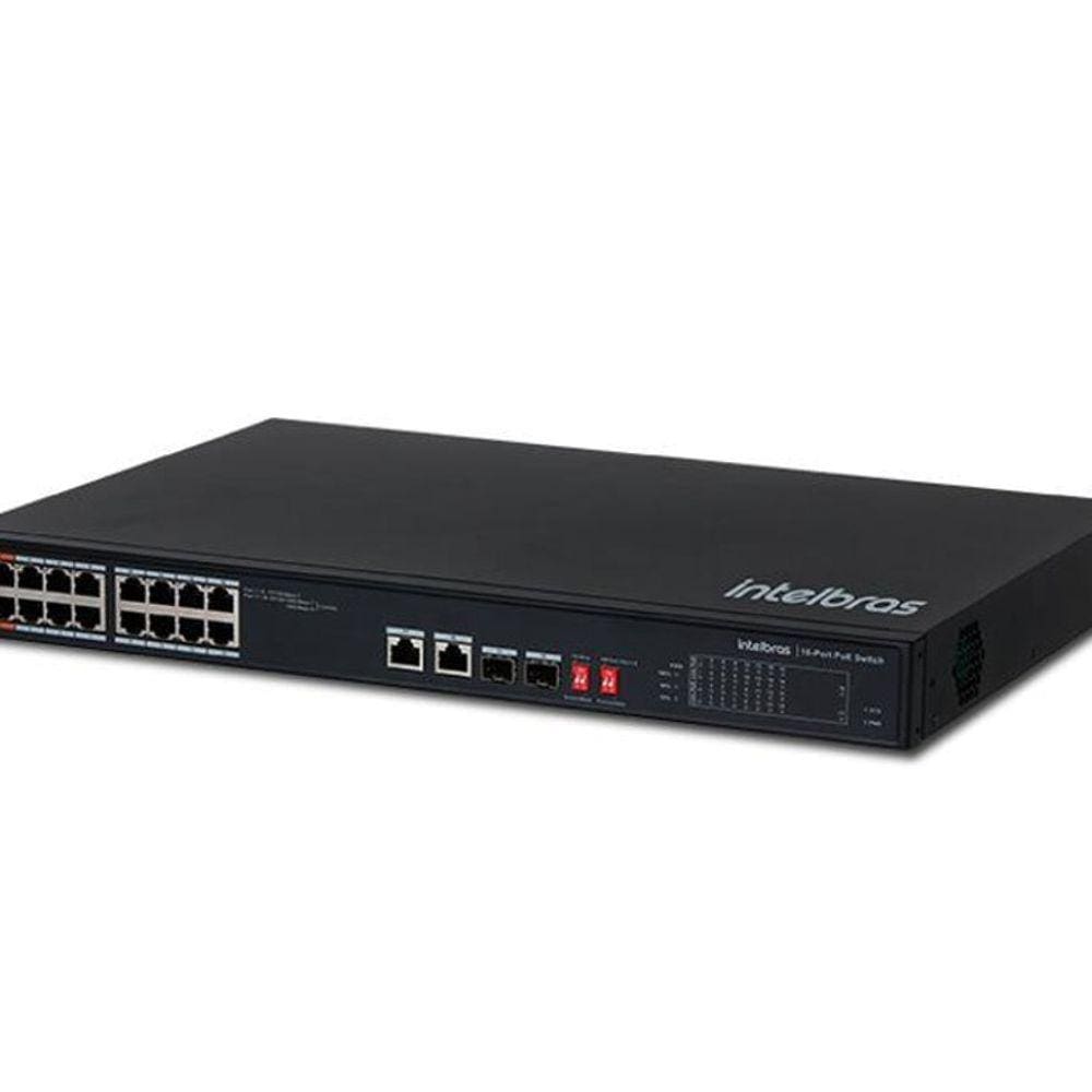 Switch fast intelbras sf900 hi poe 9p 8p fast poe 1p uplink | Extra