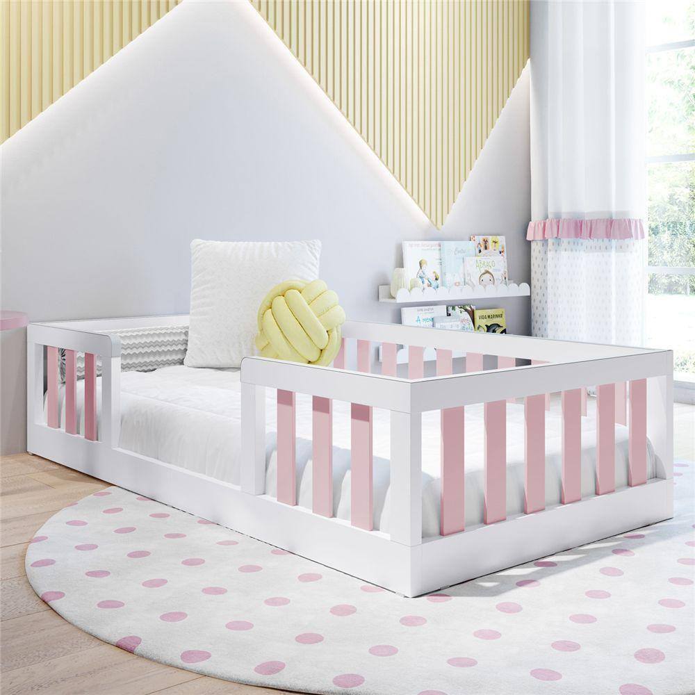 Mini cama montessoriana tiny house 21a branco acetinado com colchao ...