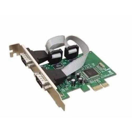 Placa Pci-e Express X1 Com 2 Portas Serial | Extra