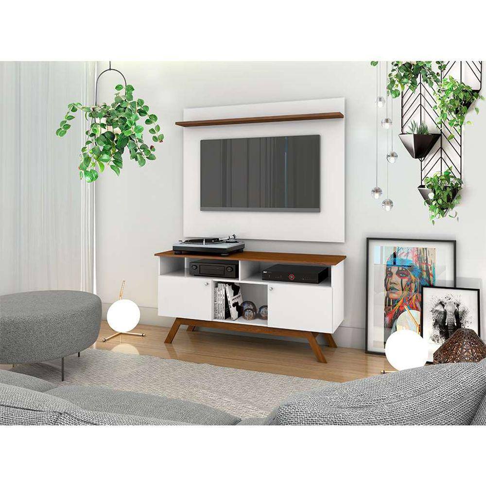 Painel madeira tv 50 polegadas | Extra