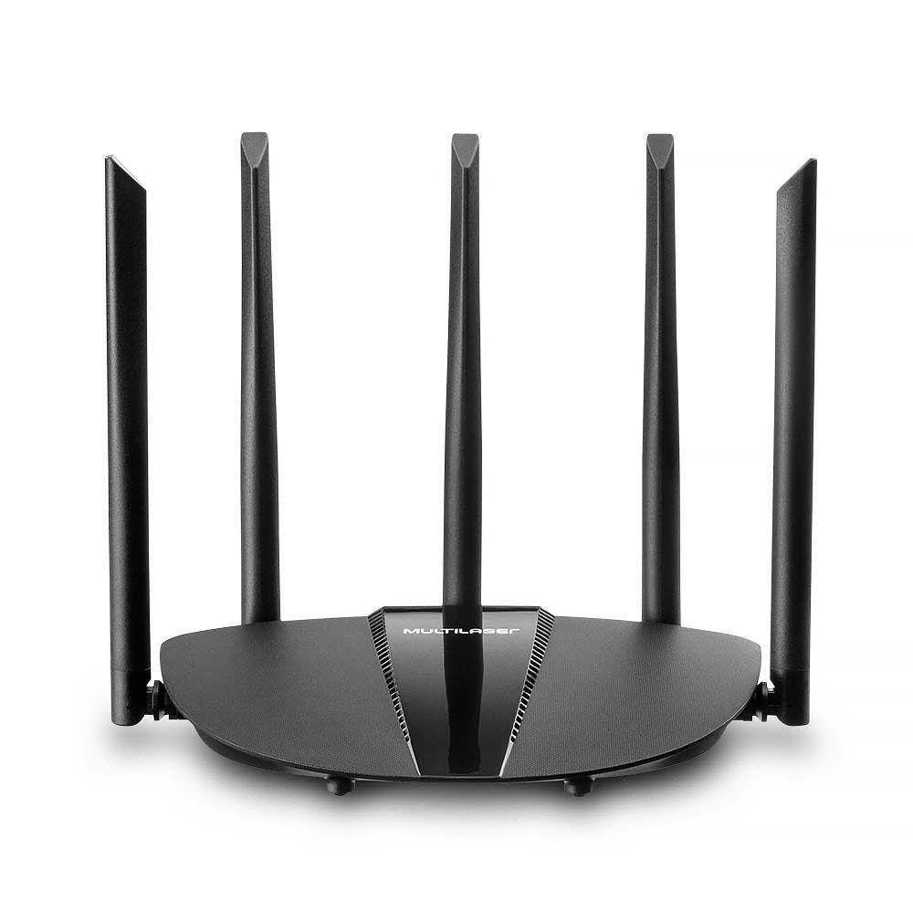 Roteador multilaser pro ac1200 re708 porta lan gigabit | Extra