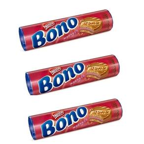 Biscoito recheado bono morango 140g nestle | Extra