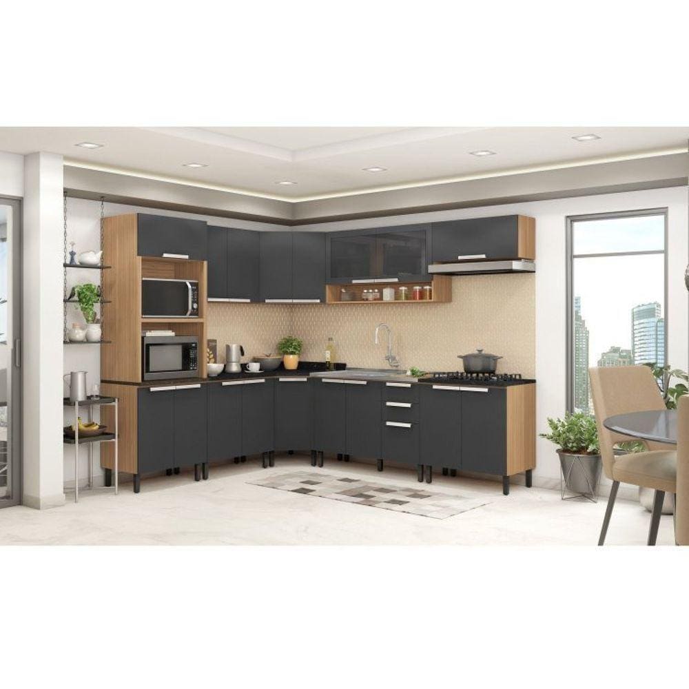 Cozinha completa itatiaia inova com 8 portas | Extra