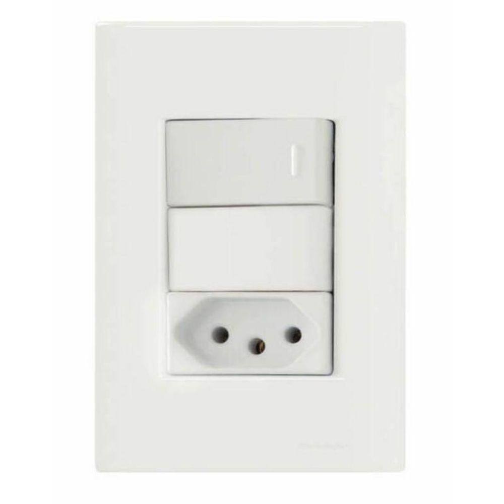 Conjunto 4x2 1 interruptor simples10a 250v 1 tomada 2p t 20a 250v 4x2 ... Conjunto 4x2 1 interruptor simples10a 250v 1 tomada 2p t 20a 250v 4x2 ...