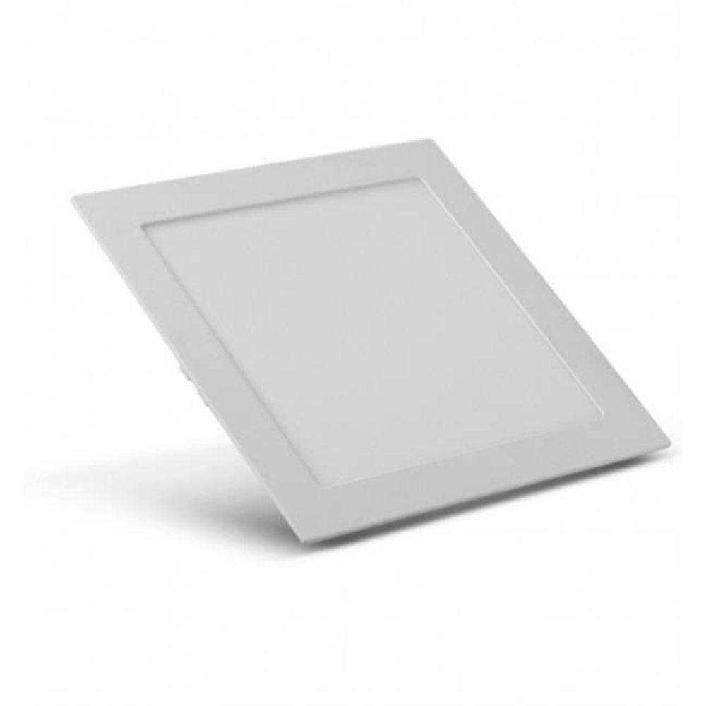 Painel slim ecoled quadrado embutir 12w 6500k | Extra