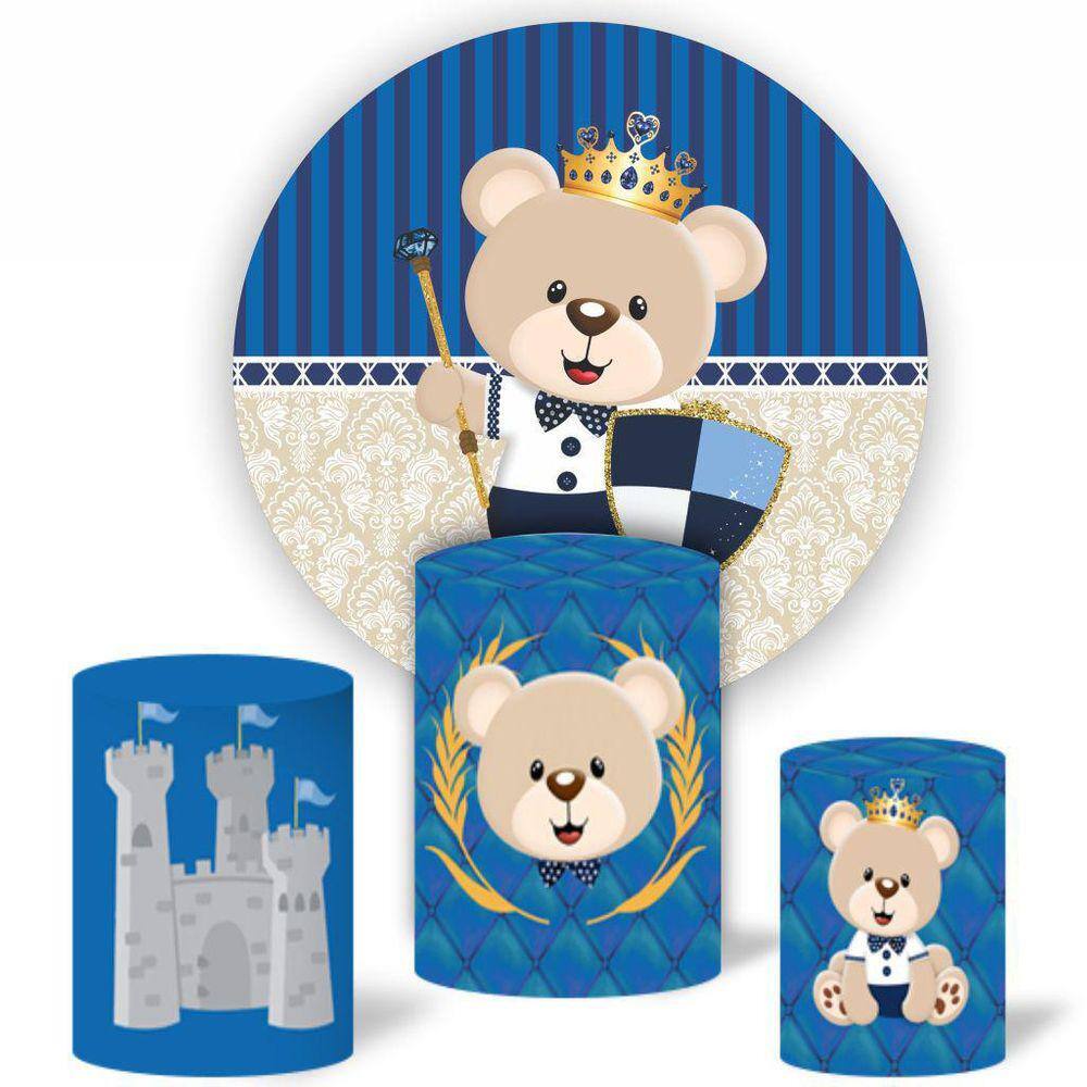 Painel redondo urso principe | Extra