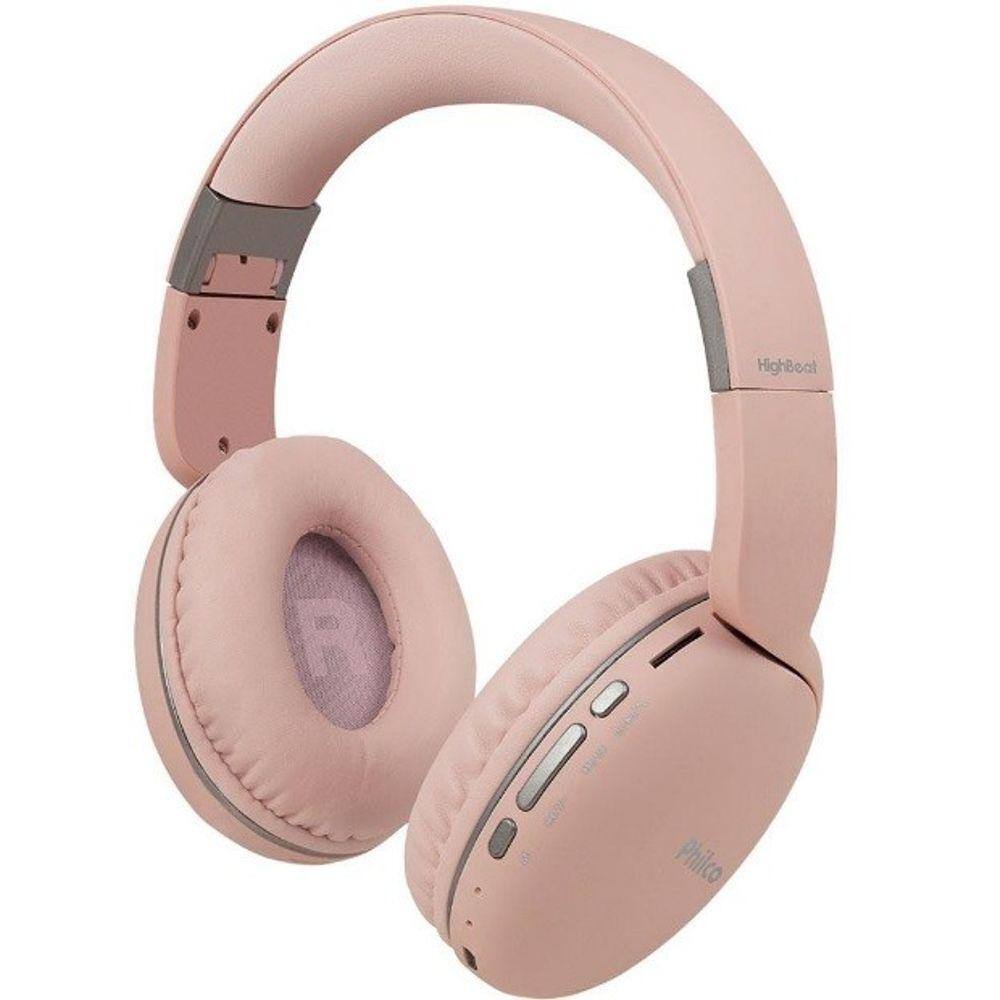 Fone ouvido bluetooth philco rosa | Extra
