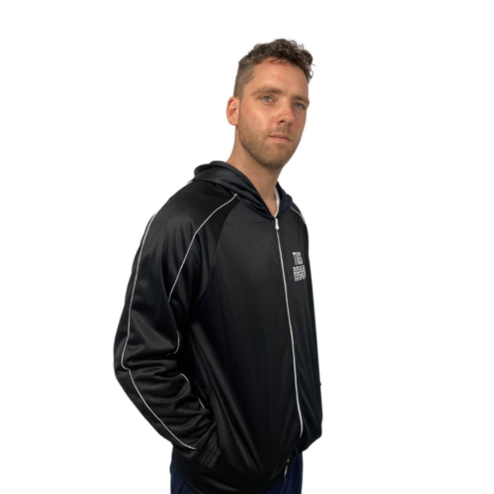 Jaqueta masculina sarja capuz removivel forro interno pelo | Extra Jaqueta masculina sarja capuz removivel forro interno pelo | Extra