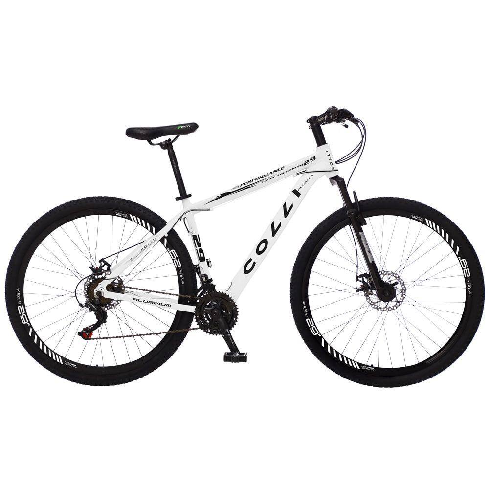Bicicleta colli f11 mtb aluminio aro 29 kit deore shimano freio a disco ...
