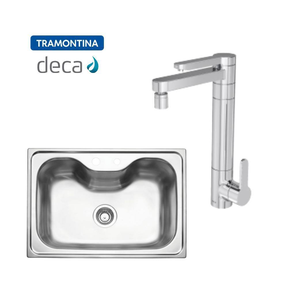 Cuba inox com torneira deca supra hide | Extra