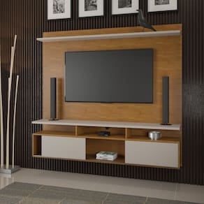 Estante suspensa sala tv | Extra