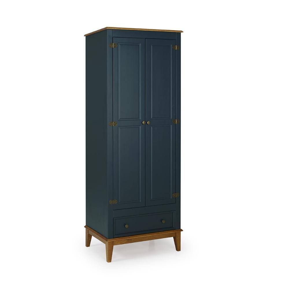 Guarda roupa duas portas azul petroleo | Extra