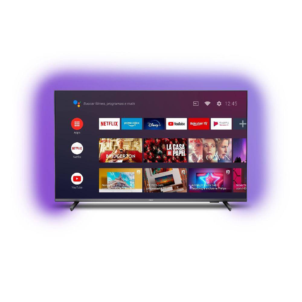 Smart tv 75 polegadas 4k comando voz | Extra