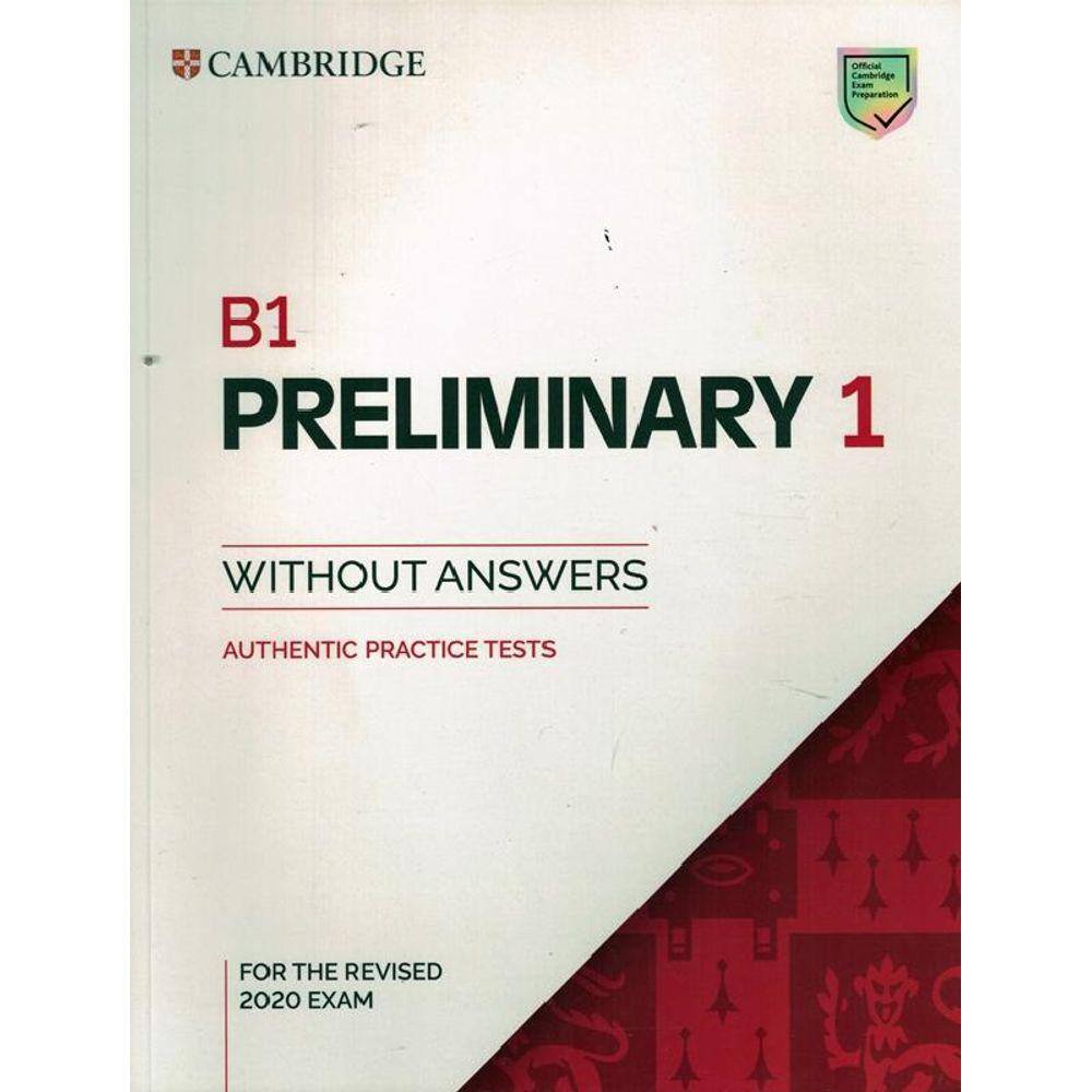 B1 preliminary for schools 1 with answers authentic practice tests | Extra