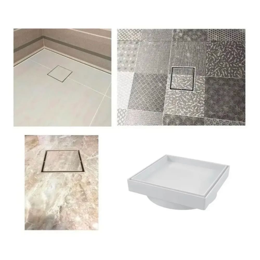 Ralo 15x15 invisivel oculto anti inseto inteligente sifonado | Extra