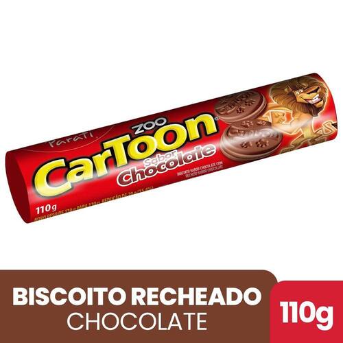 Biscoito Recheado Chocolate Zoo Cartoon 110G | Extra