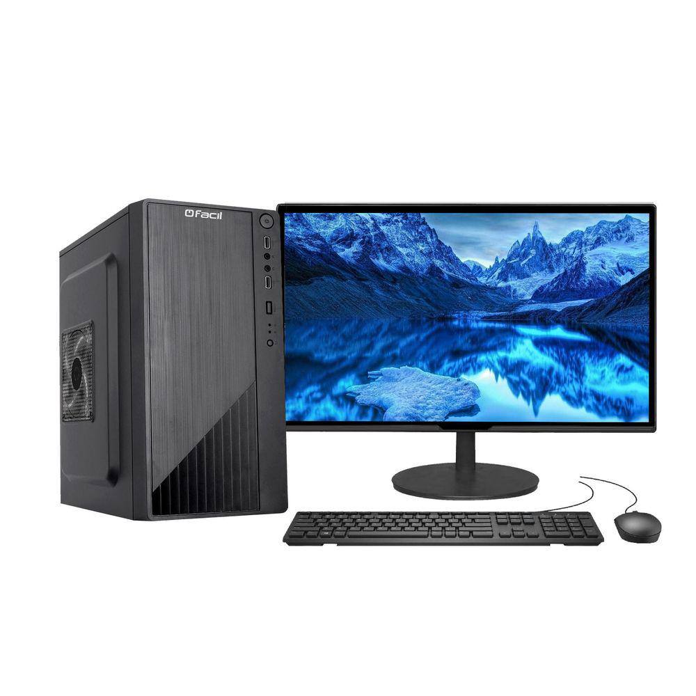 Computador desktop completo compacto com monitor 21 5 full hd e intel ...