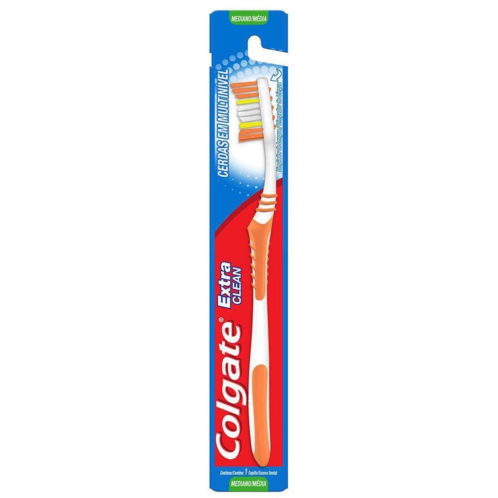 Escova de dente colgate preta | Extra
