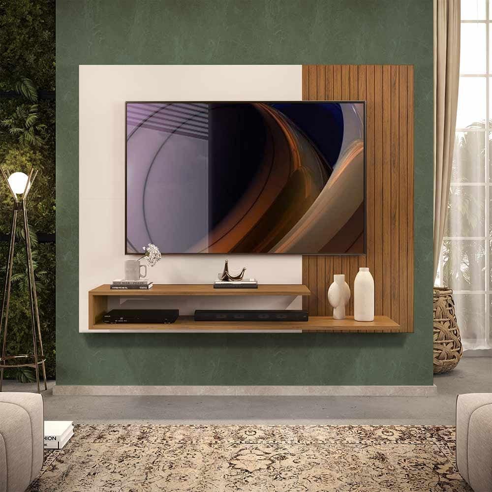 Painel ripado off white freijo | Extra