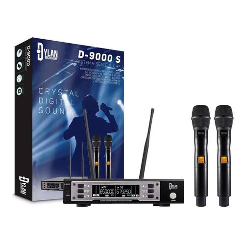 Microfone Sem Fio Digital Profissional Dylan D9000S | Extra