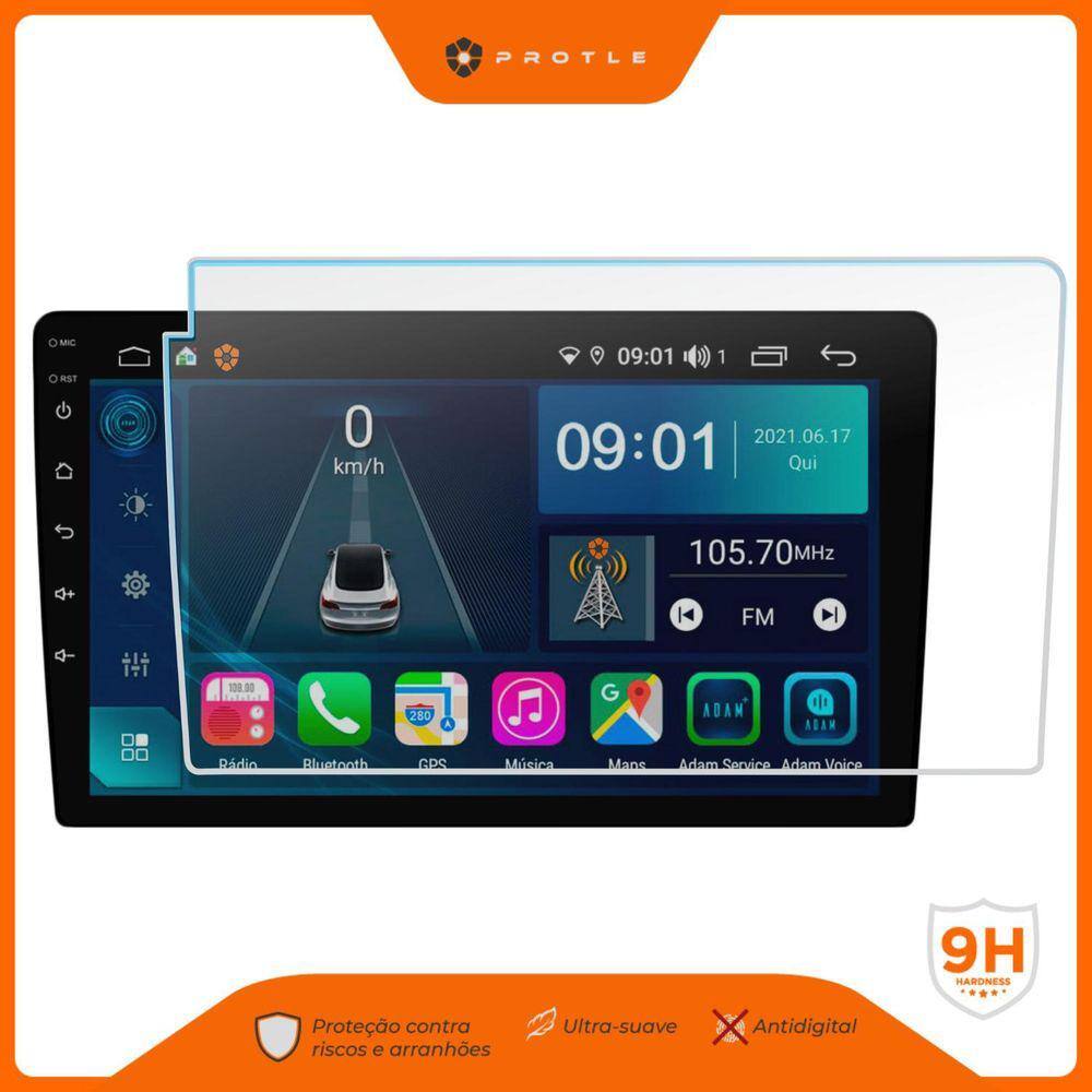 Central multimidia aikon 9 polegadas onix | Extra