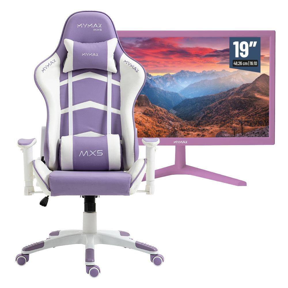 Cadeira gamer mx5 roxo | Extra