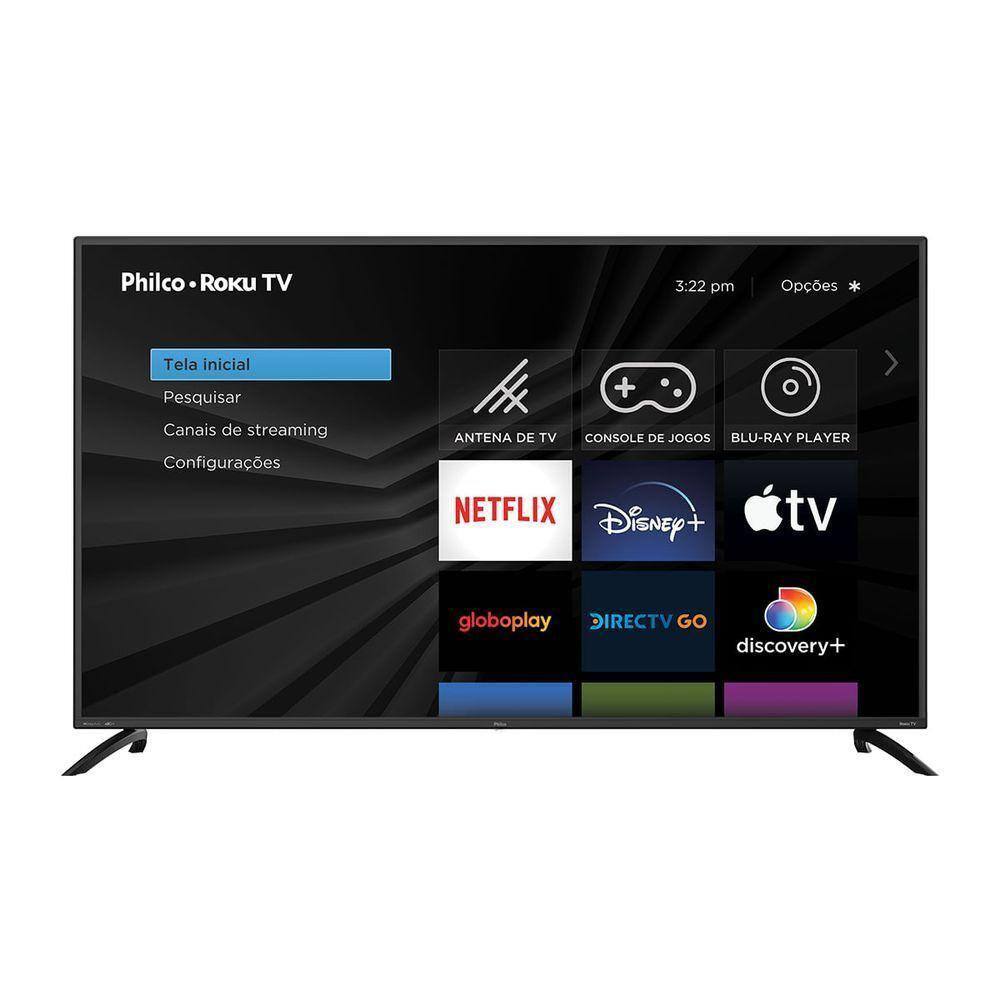 Smart tv led roku philco 55 polegadas | Extra