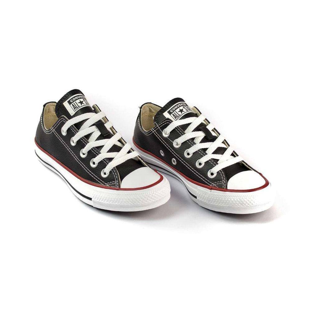Tênis Converse Chuck Taylor All Star Couro Preto | Extra