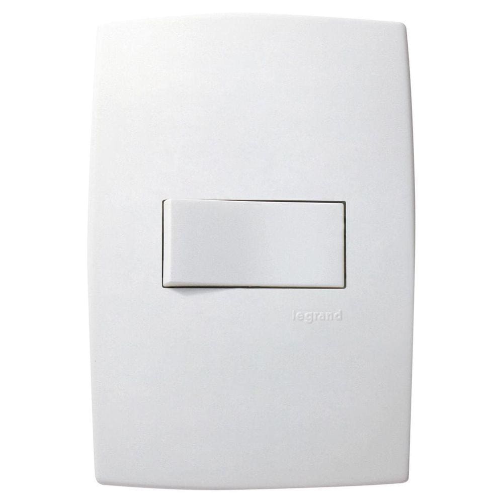 Interruptor bipolar simples 10a 220v pialplus branco pial legrand | Extra