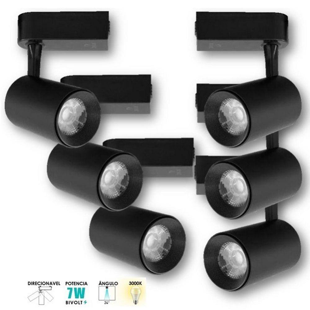 Trilho eletrificado 6 spot | Extra