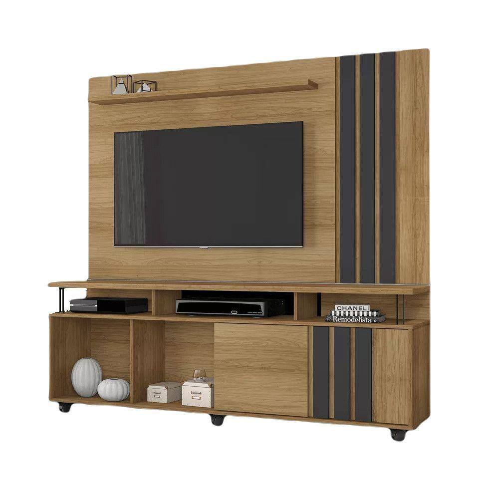 Painel com rack tv 70 polegadas na corbranco | Extra