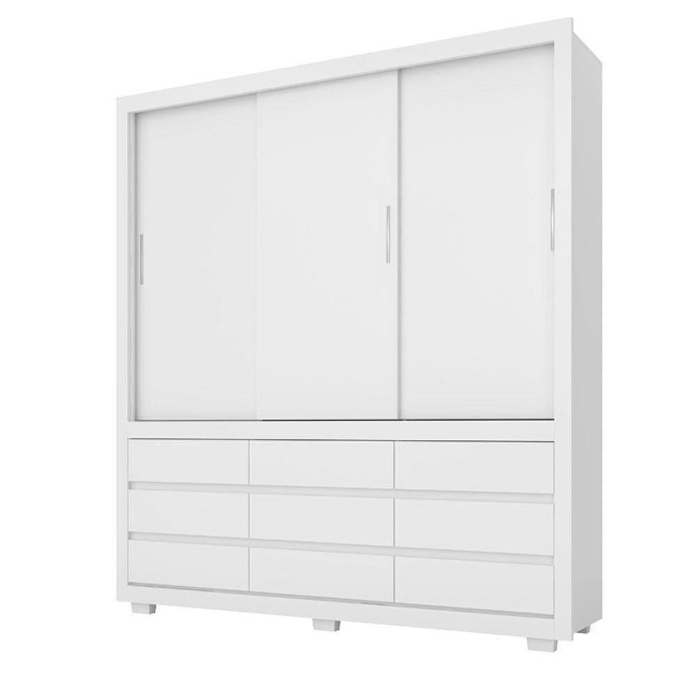 Guarda roupa simples casal com pes | Extra