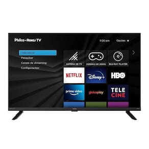 Tv philco ptv50rcg70bl roku 50 polegadas | Extra