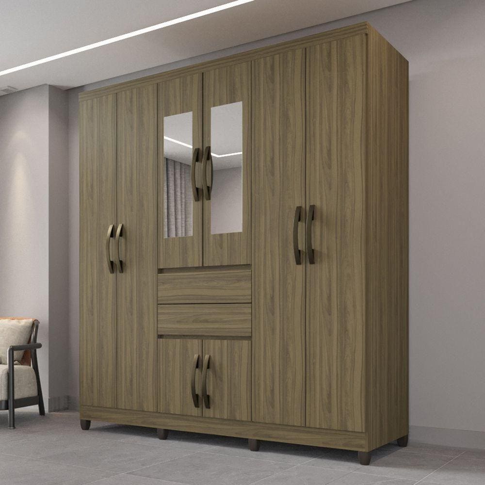 Guarda roupa casal com sapateira junto | Extra