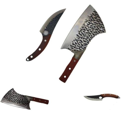 Kit Cutelo Artesanal Chinês E Faca Sushi | Extra