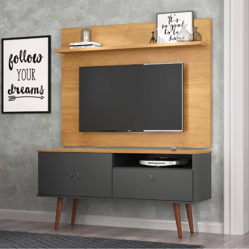 Rack com painel retro 32 polegadas | Extra