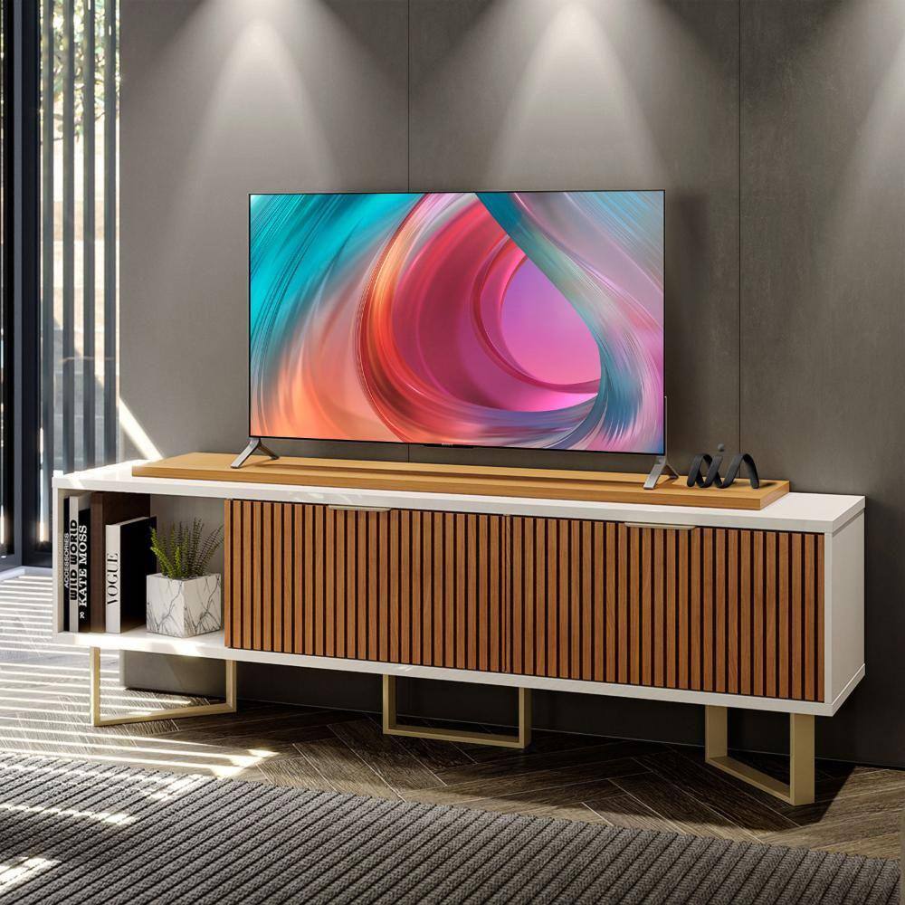 Rack retro ripado com espelho | Extra