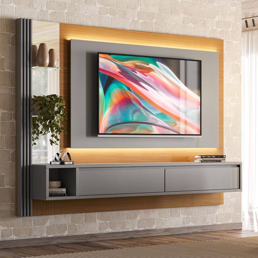 Painel marrom com led | Extra