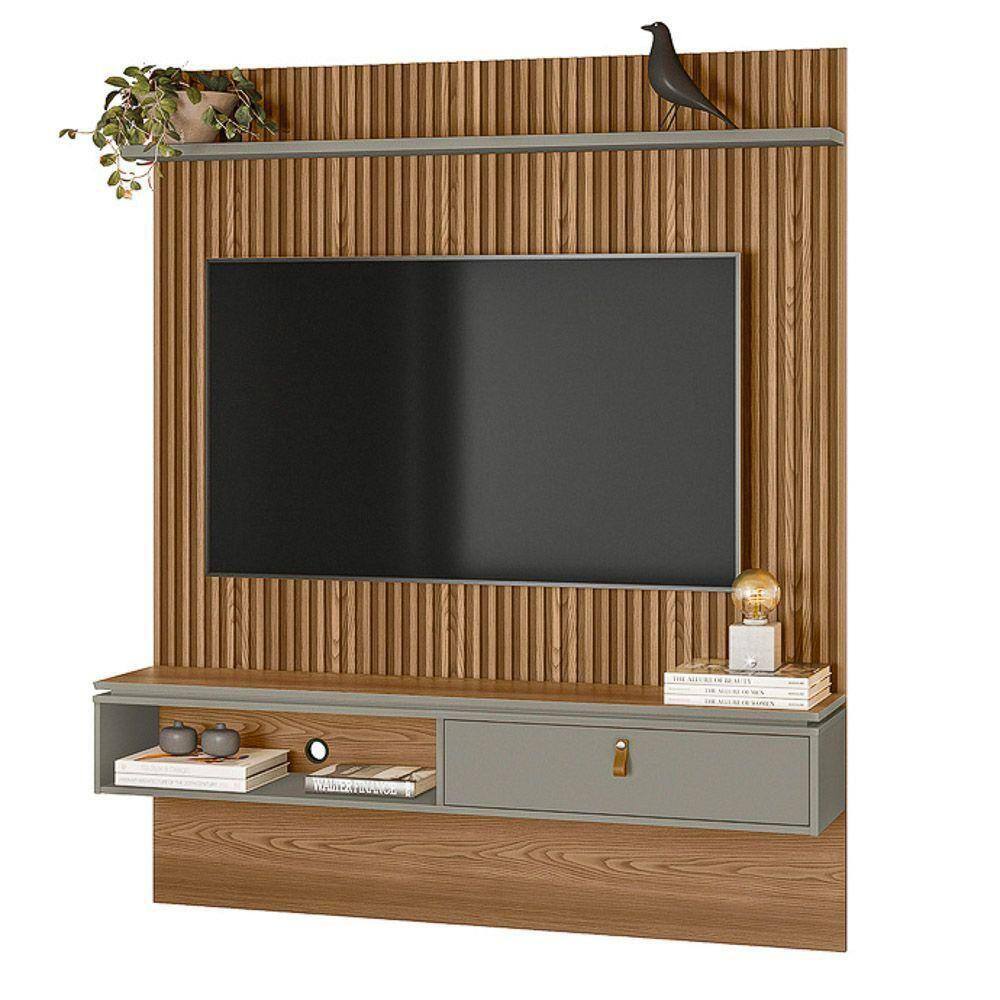 Painel suspenso ripado mdf 65 polegadas | Extra