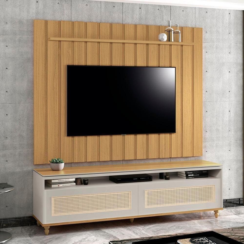 Rack painel ripado tv 75 polegadas | Extra