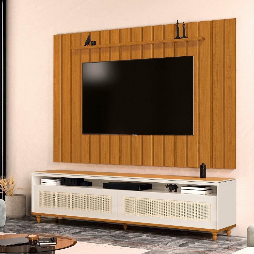 Rack painel tv ripado | Extra