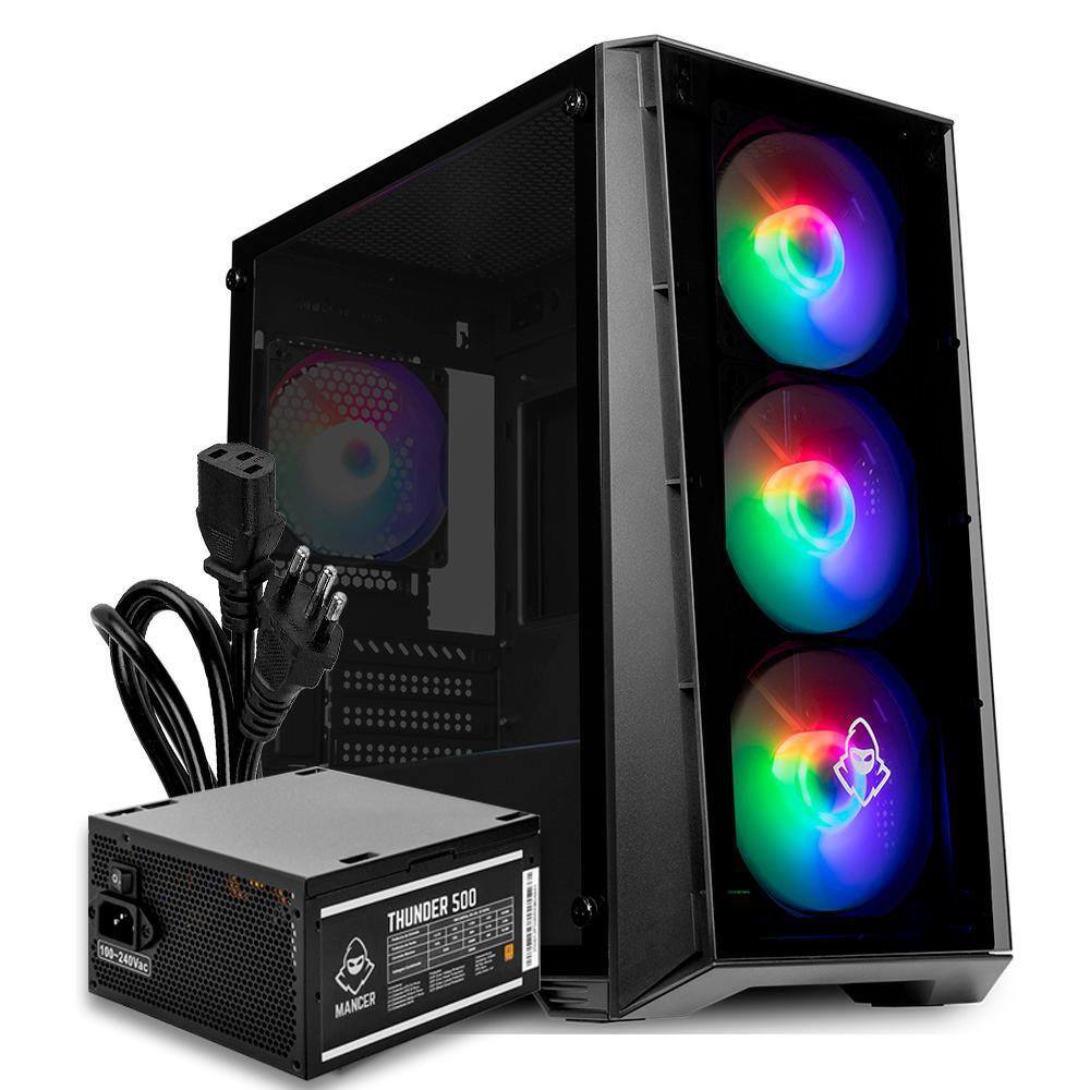 Gabinete gamer mancer ares | extra | Extra