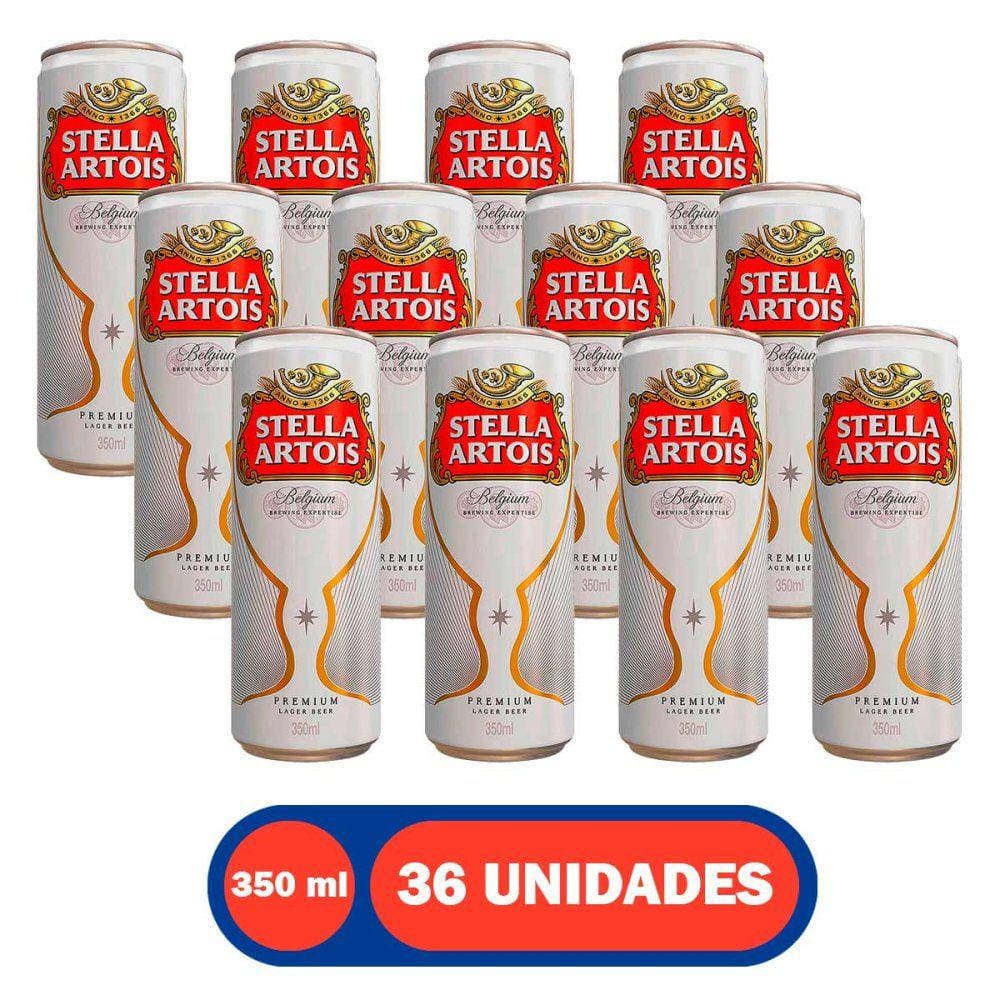 Cerveja stella lata 350ml | Extra