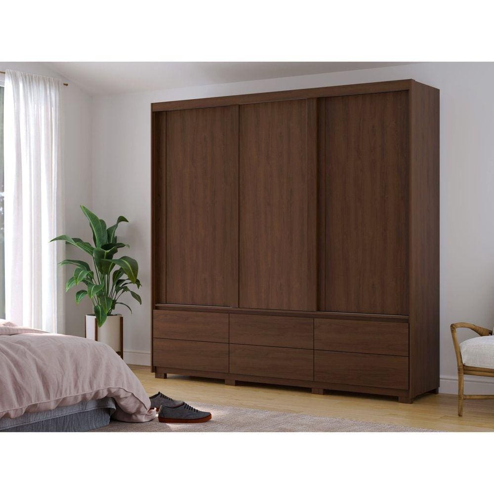 Guarda roupa com pes madeirado | Extra