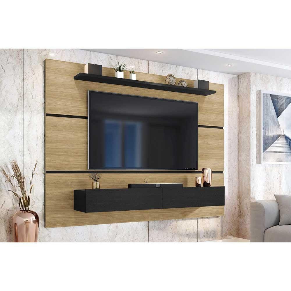 Painel parede tv ate 60 polegadas bancado suspensa | Extra