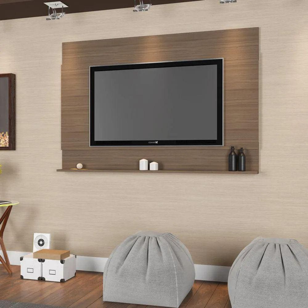 Painel tv de parede com gaveta e prateleira | Extra