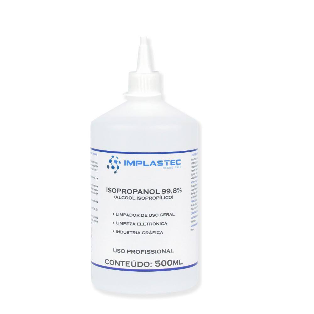 Alcool isopropilico isopropanol 500ml implastec | Black Friday Extra Alcool isopropilico isopropanol 500ml implastec | Black Friday Extra