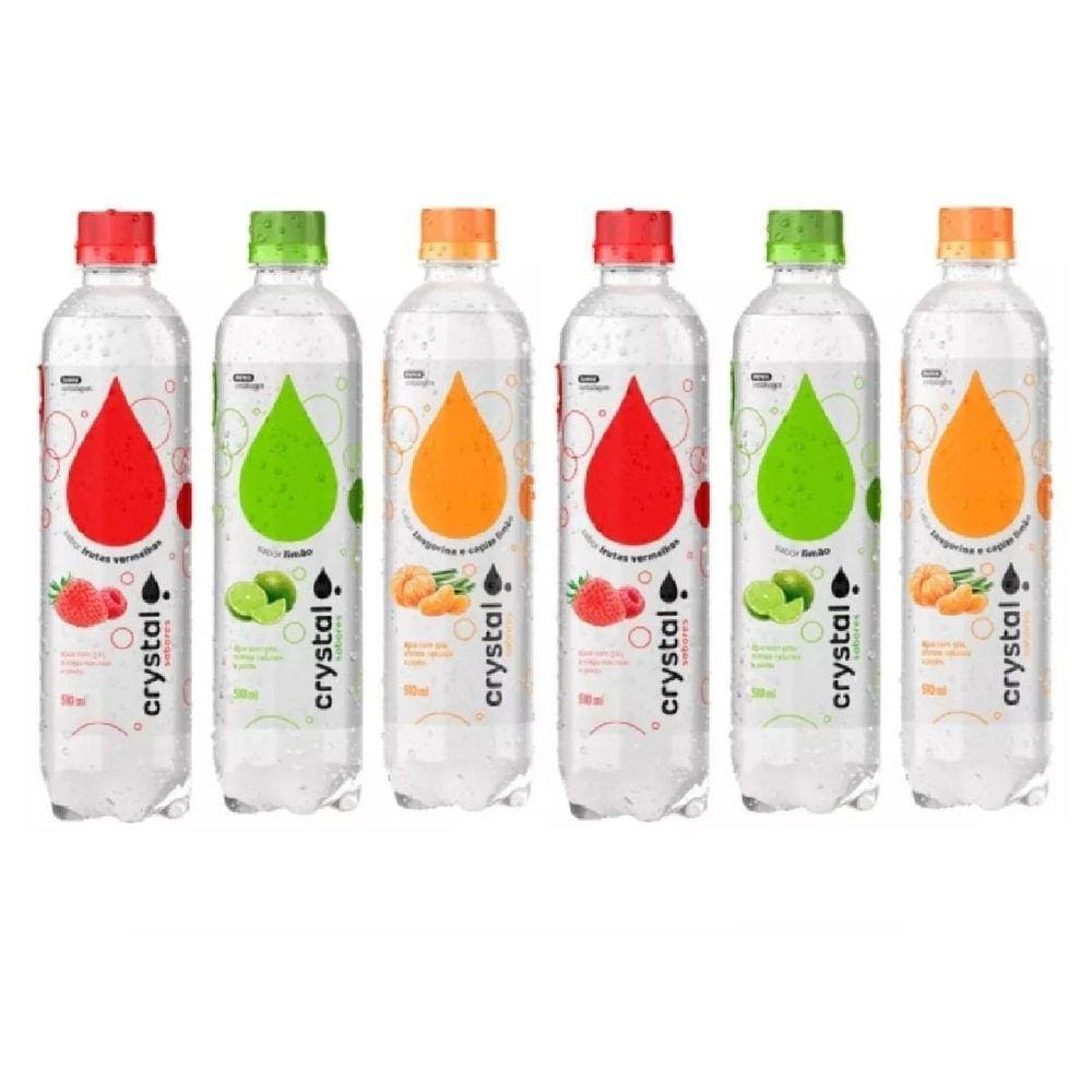 Agua com gas crystal sabores | Extra