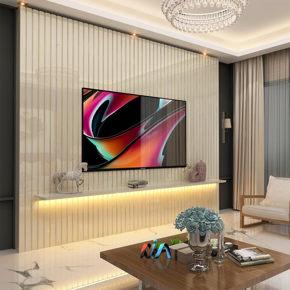 Painel ripado sala | Extra