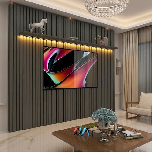 Painel Ripado Para TV Até 85 Polegadas | Extra